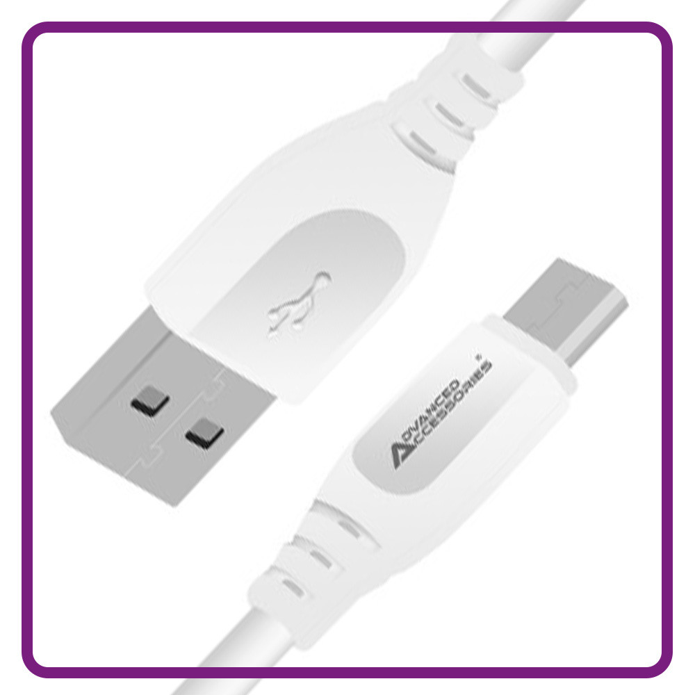 AA CHARGE-IT MicroUSB Cable - 1 Metre-White